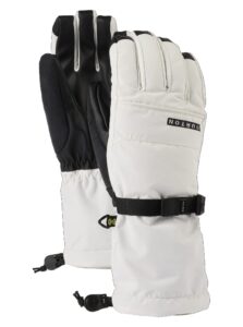 burton women's standard profile gloves, stout white, medium