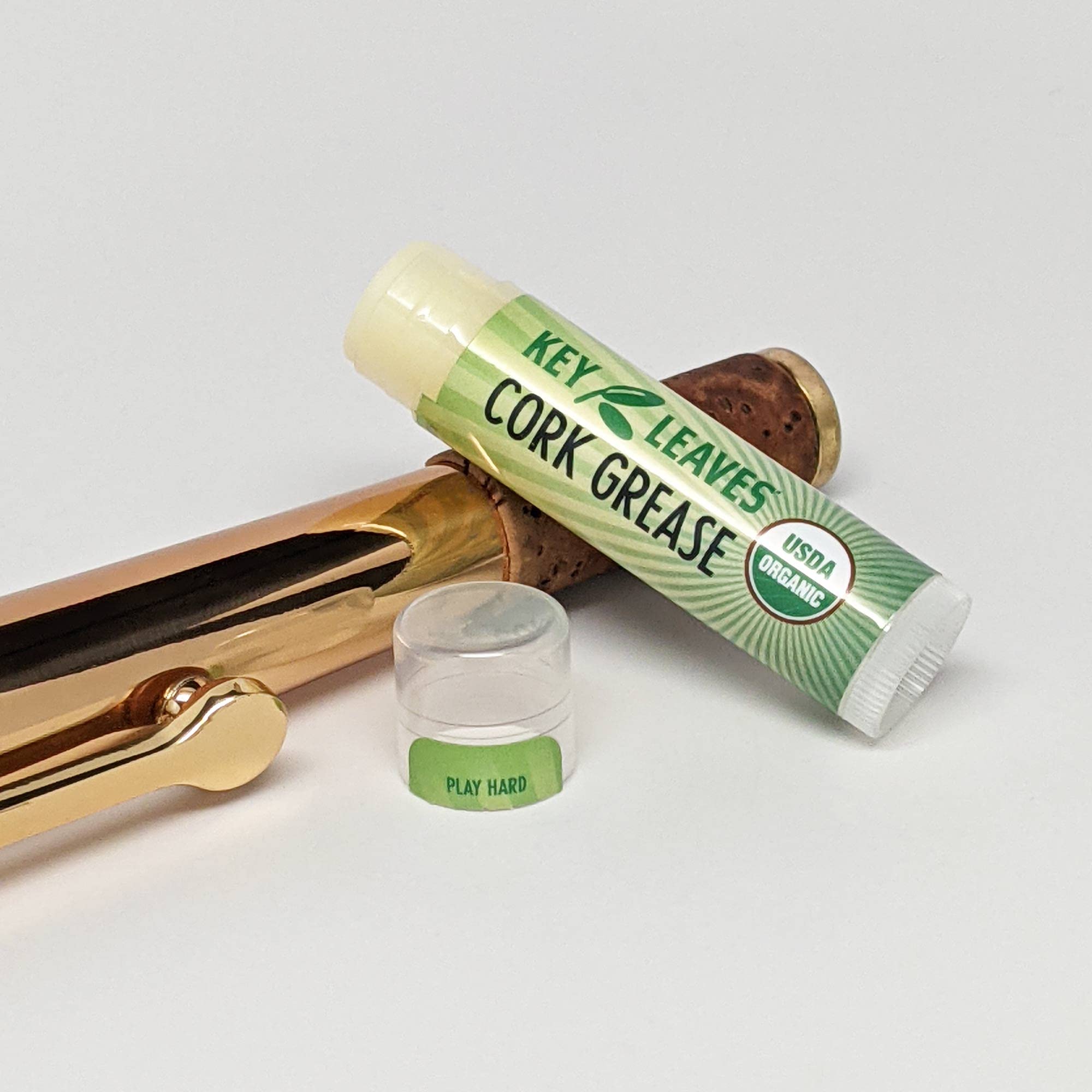 Cork Grease - USDA Organic All-Natural cork lubricant for clarinet, saxophone, oboe, bass clarinet, and more