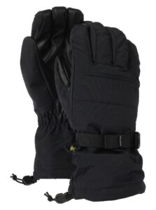 burton men's standard profile gloves, true black, large