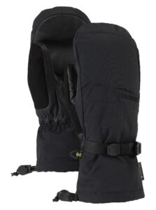 burton womens' deluxe gore-tex ski & snowboard winter mittens (true black, small)