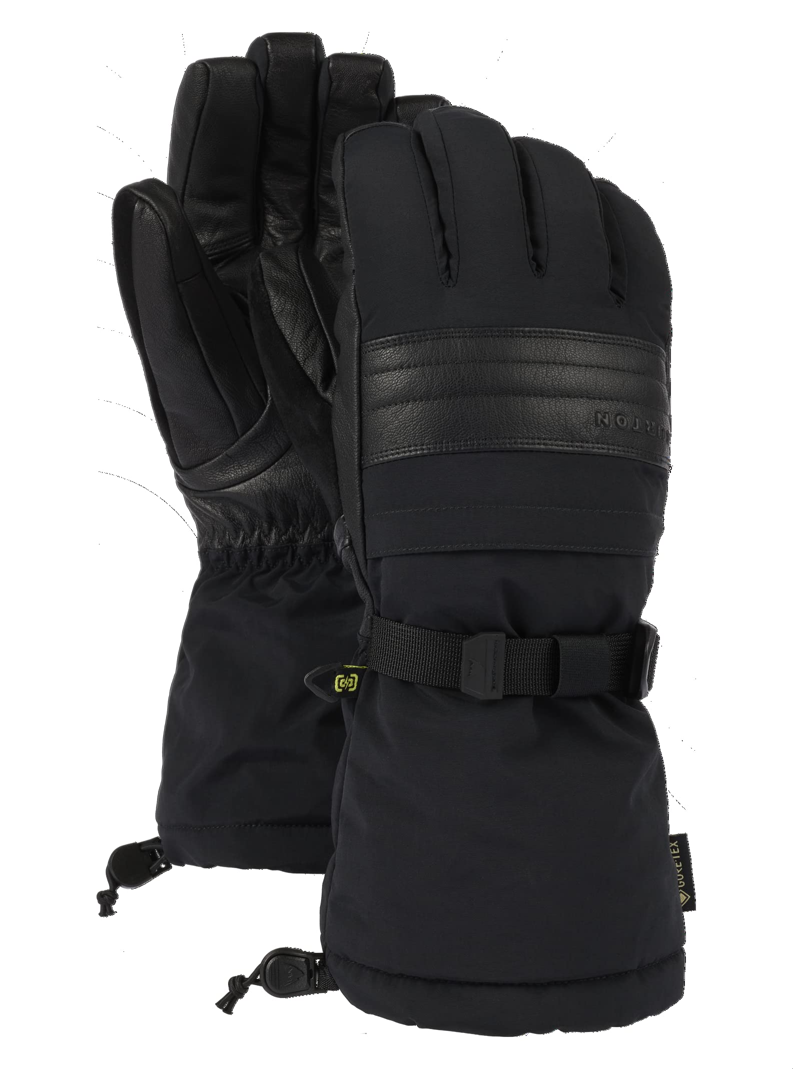 BURTON Women's Standard Warmest Gore-TEX Gloves, True Black, Large