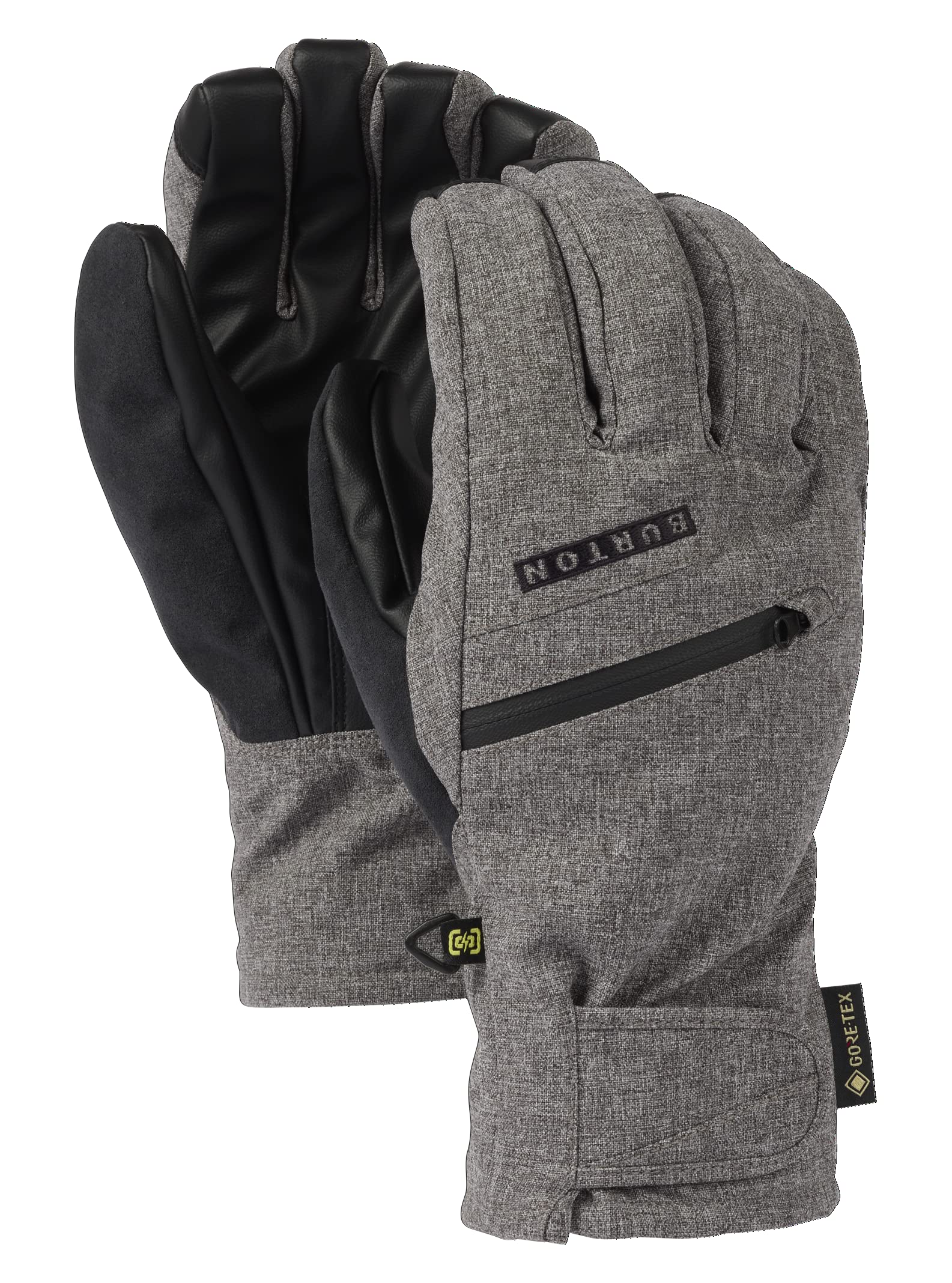 Burton Men's Gore-TEX Under Gloves, Gray Heather, M