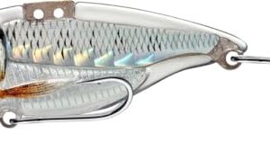 LIVE TARGET ICT Shad- Blade Bait, 2.25", 1/2 oz, Glow/Pearl