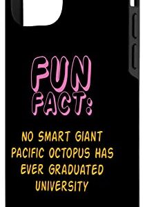 iPhone 12 mini No Giant Octopus Graduated Uni Funny Animal Pun Humor Case