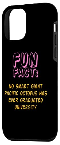 iPhone 12 mini No Giant Octopus Graduated Uni Funny Animal Pun Humor Case