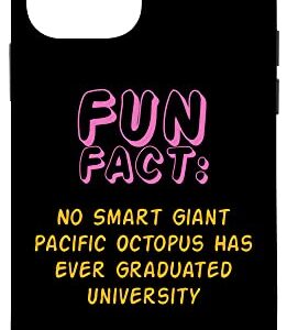 iPhone 12 mini No Giant Octopus Graduated Uni Funny Animal Pun Humor Case