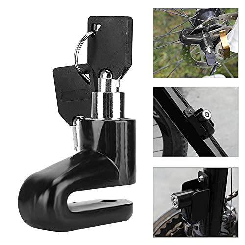 Disc Brake Lock, Disc Lock, ABS + Metal Portable for Bicycle for Motorcycle Road Bicycle(black)