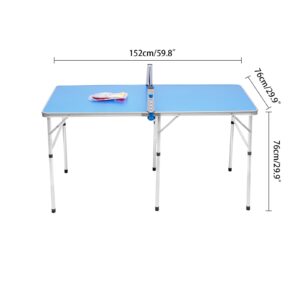 Ping-Pong Tables,Outdoor Ping Pong Table,Table Tennis Tables,Indoor Ping-Pong Tables with Accessories Including Rackets,Net and Table Tennis Balls,Foldable Easy Assembly,for Home Office Family