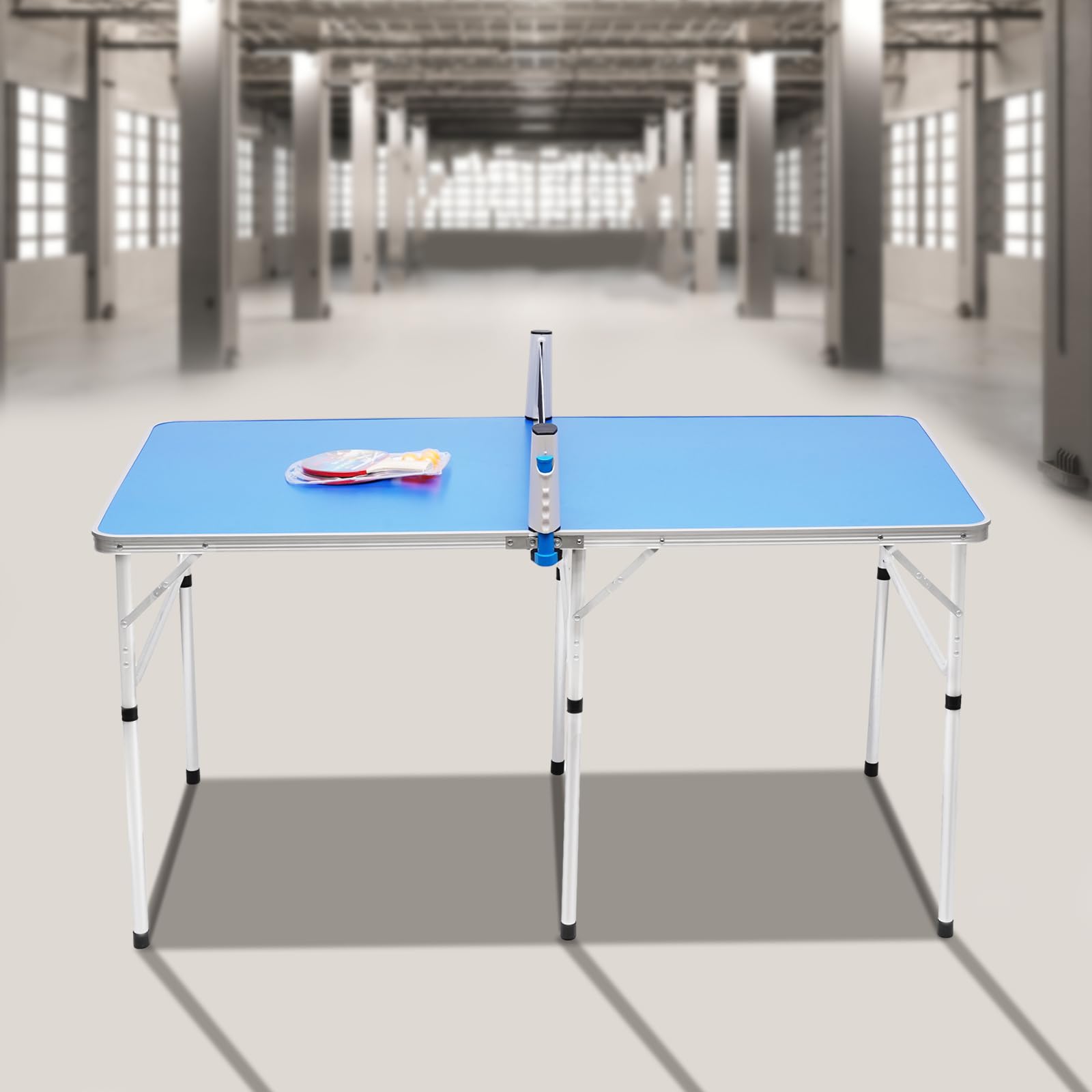 Ping-Pong Tables,Outdoor Ping Pong Table,Table Tennis Tables,Indoor Ping-Pong Tables with Accessories Including Rackets,Net and Table Tennis Balls,Foldable Easy Assembly,for Home Office Family