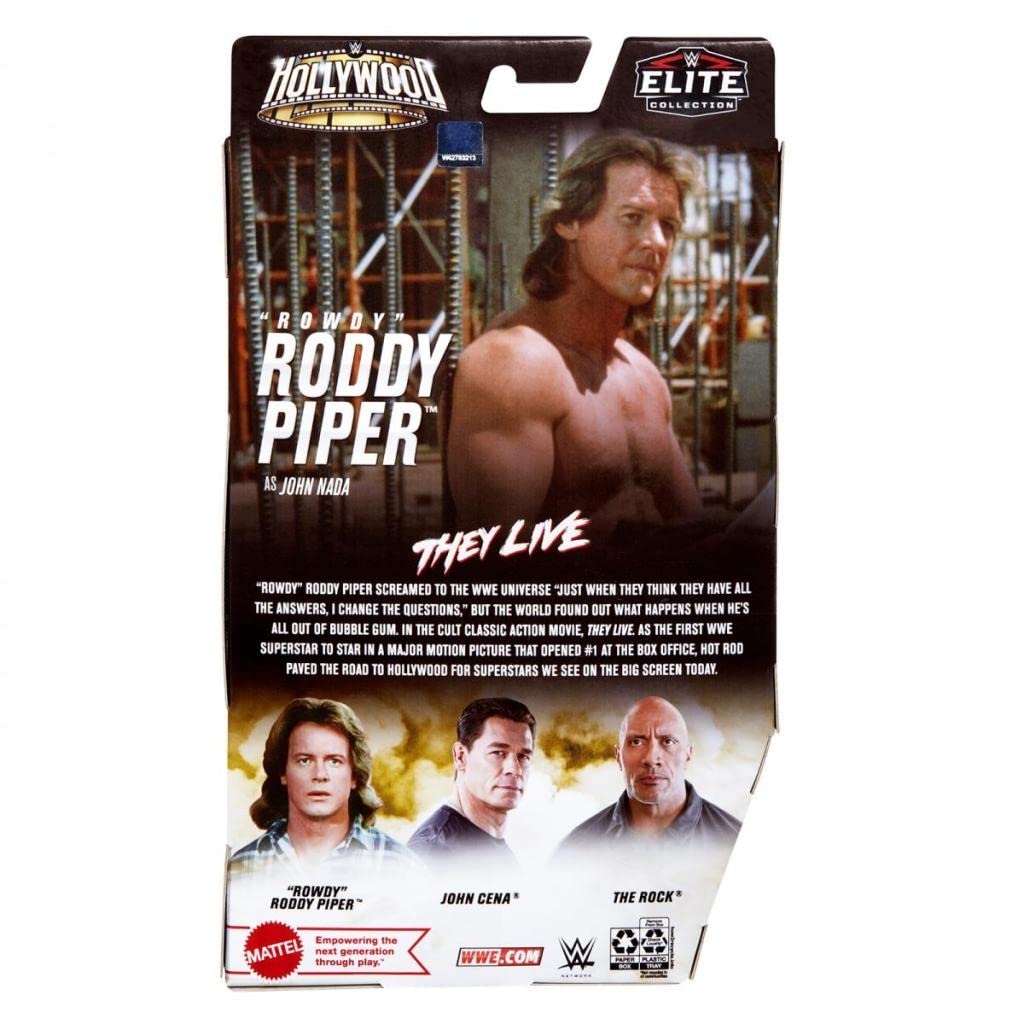 WWE Wrestling Elite Collection Hollywood "Rowdy" Roddy Piper as John Nada Action Figure