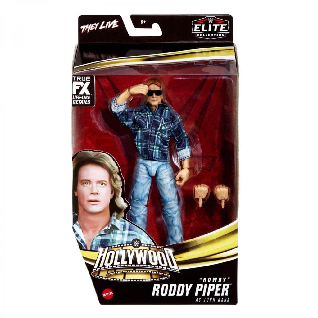 WWE Wrestling Elite Collection Hollywood "Rowdy" Roddy Piper as John Nada Action Figure