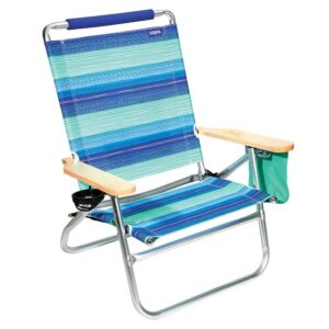 copa hi back 13" beach chair (colors may vary)