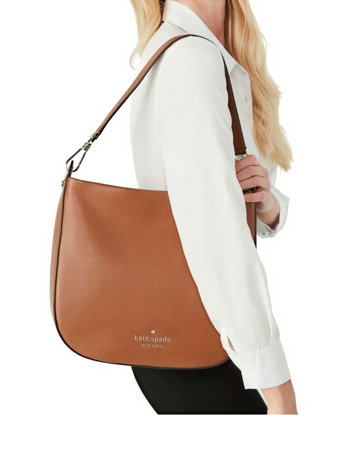 Kate Spade New York Lexy Shoulder Bag Women's Leather Handbag (Warm-gingerbread)