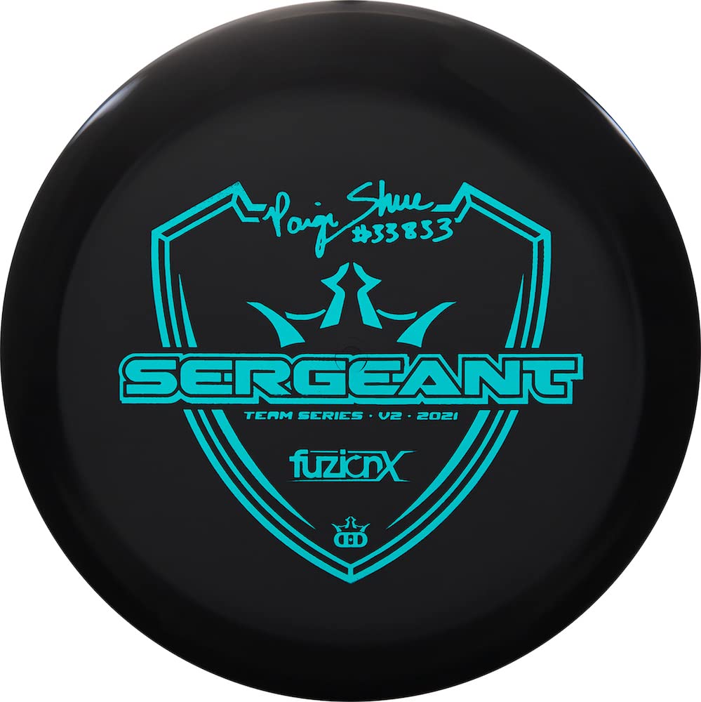 Dynamic Discs Limited Edition 2021 Team Series V2 Paige Shue Fuzion-X Sergeant Distance Driver Golf Disc [Colors May Vary] - 173-176g