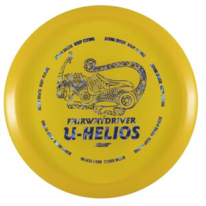 xcom helios durable plastic | fairway driver golf disc | beginner friendly disc golf driver [stamp color, color shade, and weight may vary]