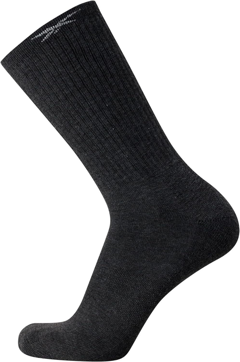 Reebok Men's Crew Socks - 10 Pack Stretch Performance Cushioned Crew Socks - Arch Support Athletic Socks for Men (6-12.5), Size 6-12.5, Classic Grey