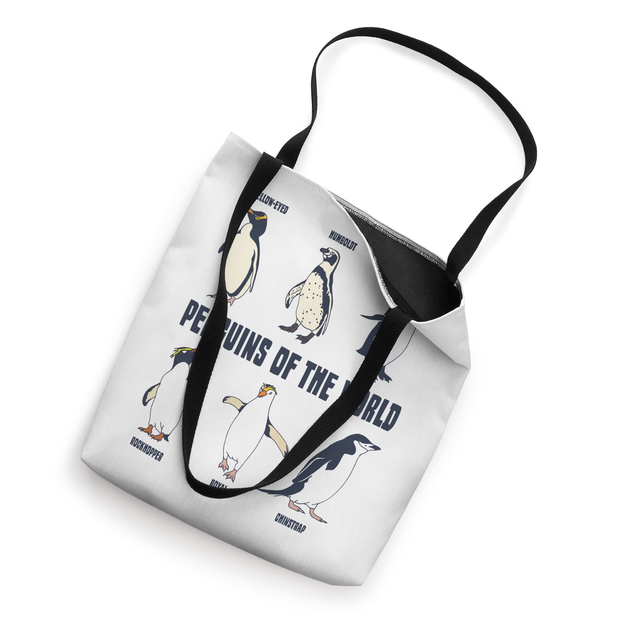 Cute Penguins Of The World, Mens Womens Penguin Tote Bag