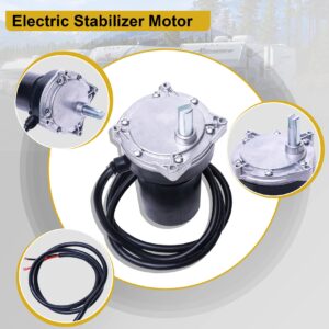 Rear Electric Stabilizer Jack Motor Compatible with Lippert 113407, 352338, 138445, 178562, 162307, for Stabilizer Jacks 337199 369774 298707 | Replace# K01285-C800, K01285C800, K01531A800 K01531-A800