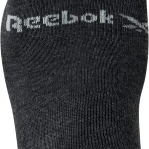 Reebok Men's Crew Socks - 10 Pack Stretch Performance Cushioned Crew Socks - Arch Support Athletic Socks for Men (6-12.5), Size 6-12.5, Classic Grey