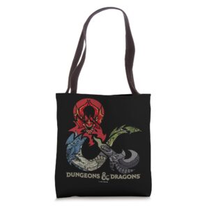 dungeons & dragons dragon ampersand logo tote bag