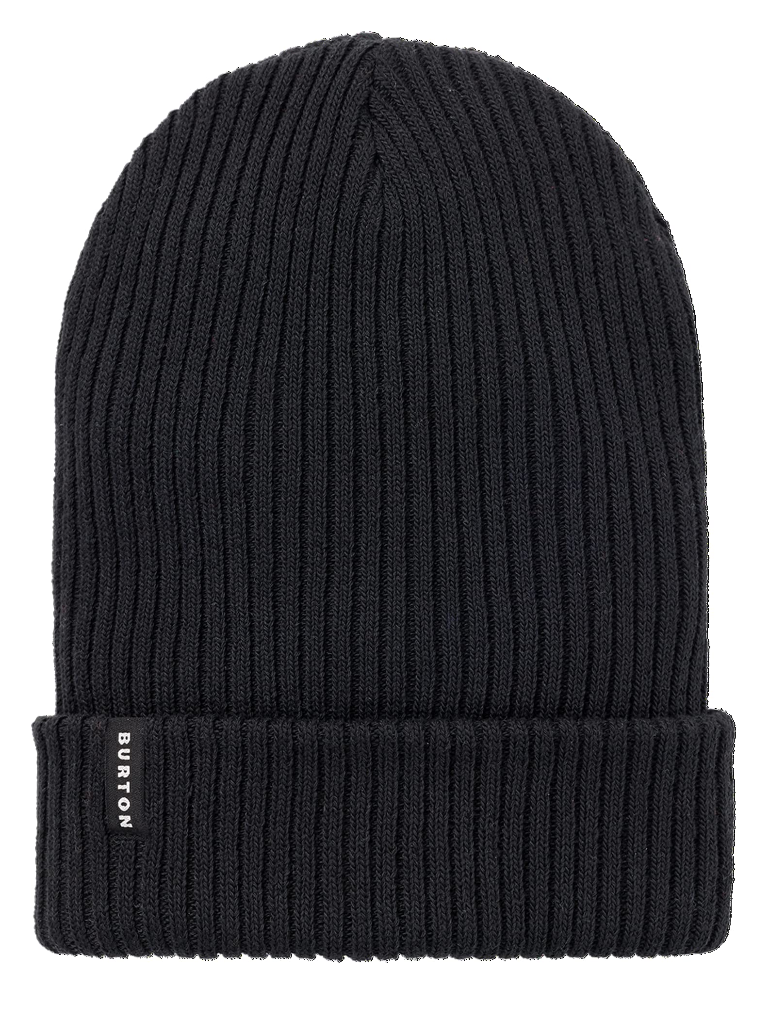 Burton Recycled Rib Beanie, True Black, One Size