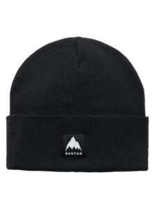 burton recycled kactusbunch tall beanie, true black, one size