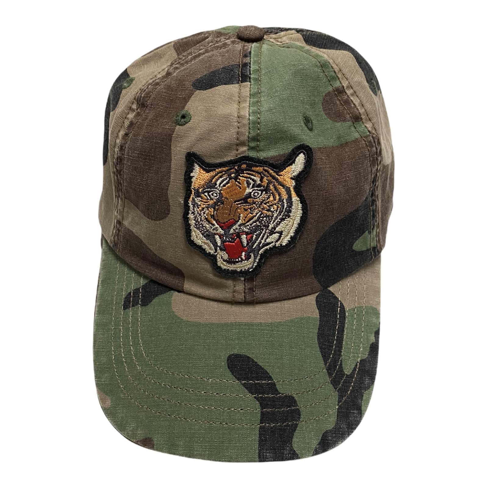 Polo Ralph Lauren Mens Teddy Bear Adjustable Ball Cap Hat (Camo/Tiger)