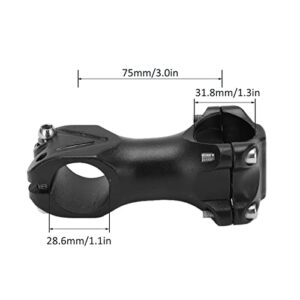 Shanrya Mountain Bike Handlebar Stem Riser, Long Service Life Handlebar Stem Simple Installation for Mountain Bikes for Road Bikes