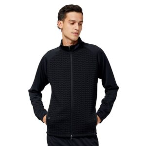 new balance men's nb heatloft full zip jacket 22, black, 5x-large