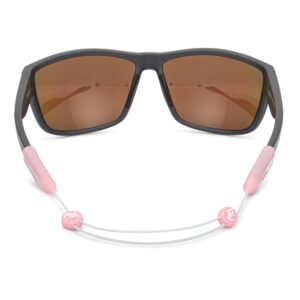 Pilotfish No Tail Adjustable Eyewear Retainer Cable Strap: Sunglasses, Eyeglasses, Glasses (14 Inch, Pink Flamingo)