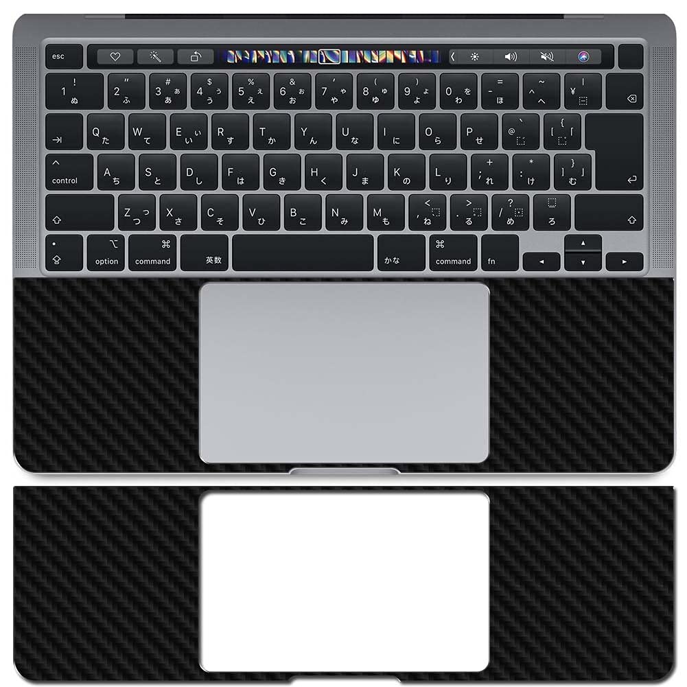 Puccy 2 Pack Keyboard TouchPad Film Protector, Compatible with IO Data I O LCD-CF161XDB-M 15.6" Black Carbon TPU Trackpad Guard Cover Skin (Not Tempered Glass Screen Protectors) New Version