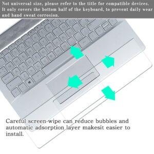 Puccy 2 Pack Keyboard TouchPad Film Protector, Compatible with IO Data I O LCD-CF161XDB-M 15.6" TPU Trackpad Guard Cover Skin (Not Tempered Glass Screen Protectors)