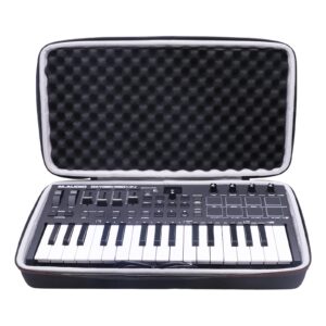 ltgem hard case for m-audio oxygen pro mini – 32 key usb midi keyboard controller