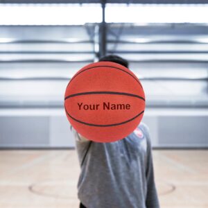 OXYEFEI Customized Personalized Basketball Engraved Custom Outdoor Indoor Basketball Gifts-Official Size 29.5" (Basketball)