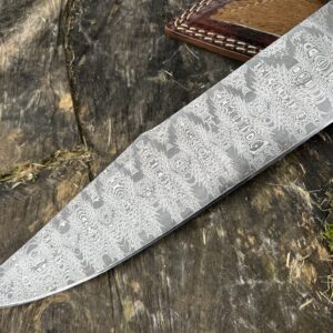 Perkin Damascus Steel Hunting Knife Handmade Knife Knives One Kind of Knife