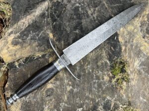 perkin damascus steel hunting knife handmade knife knives one kind of knife