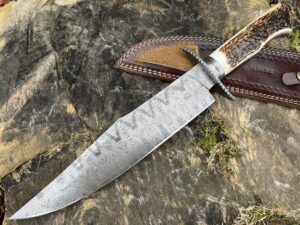 perkin damascus steel hunting knife handmade knife knives one kind of knife