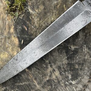 Perkin Damascus Steel Hunting Knife Handmade Knife Knives One Kind of Knife