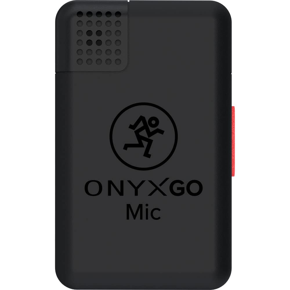 Mackie OnyxGO, Wireless Clip-on Mic with Companion App