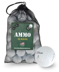 titleist ammo recycled used golf balls avx balls [36-ball] fair [white]