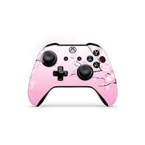 zoomhitskins controller skin compatible with x1 s and x1 x, vinyl sticker technology, cherry blossom sakura pink japan anime, durable, bubble-free, goo-free, 1 skin, made in the usa