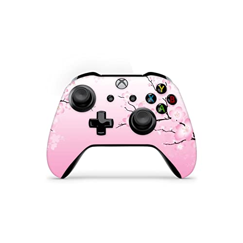 ZOOMHITSKINS Controller Skin Compatible with X1 S and X1 X, Vinyl Sticker Technology, Cherry Blossom Sakura Pink Japan Anime, Durable, Bubble-free, Goo-free, 1 Skin, Made in The USA