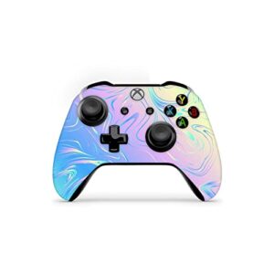 zoomhitskins controller skin compatible with x1 s and x1 x, vinyl sticker technology, opaline pink blue pastel gem, durable, bubble-free, goo-free, 1 skin, made in the usa