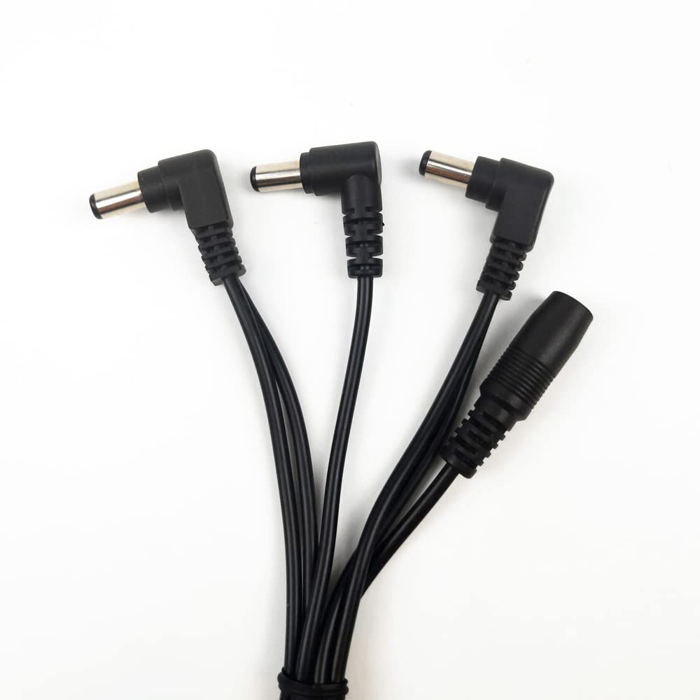 Godtone 3 Ways Daisy Chain Power Cable DC for Guitar Pedal Power Supply Adapter