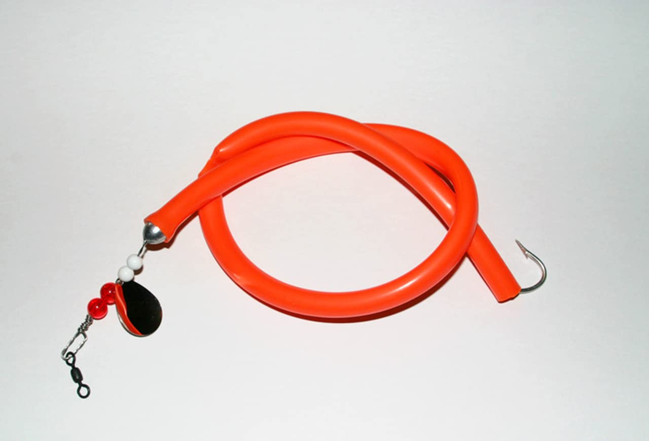 Santini Tube and Worm Lure Trolling 20" 3oz Orange