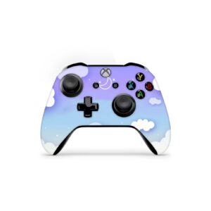 zoomhitskins controller skin compatible with x1 s and x1 x, vinyl sticker technology, clouds cute moon sky kawaii anime star, durable, bubble-free, goo-free, 1 skin, made in the usa