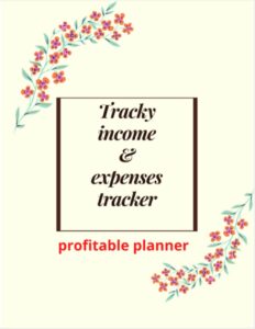 tracky income and expenses tracker: expenses tracker|money tracker notebook|budget planner|money log book