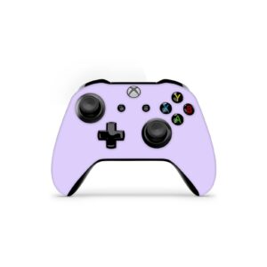 zoomhitskins controller skin compatible with x1 s and x1 x, vinyl sticker technology, solid lilac purple pastel light plain, durable, bubble-free, goo-free, 1 skin, made in the usa