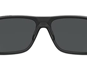 Under Armour mens Ua Battle Sunglasses, Matte Black/Gray, 65mm 16mm US