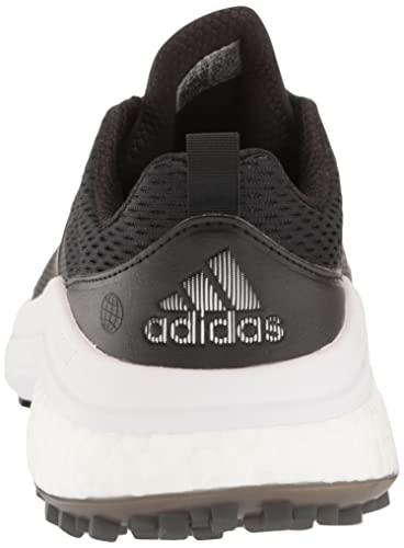 adidas Men's SOLARMOTION Golf Shoe, Core Black/FTWR White/Pulse Lime, 12